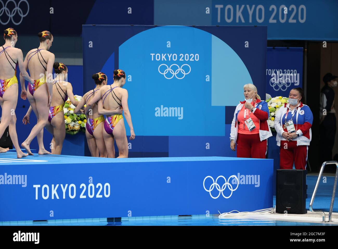Team ROC (ROC), AUGUST 7, 2021 - Artistic Swimming : Team Free Routine ...