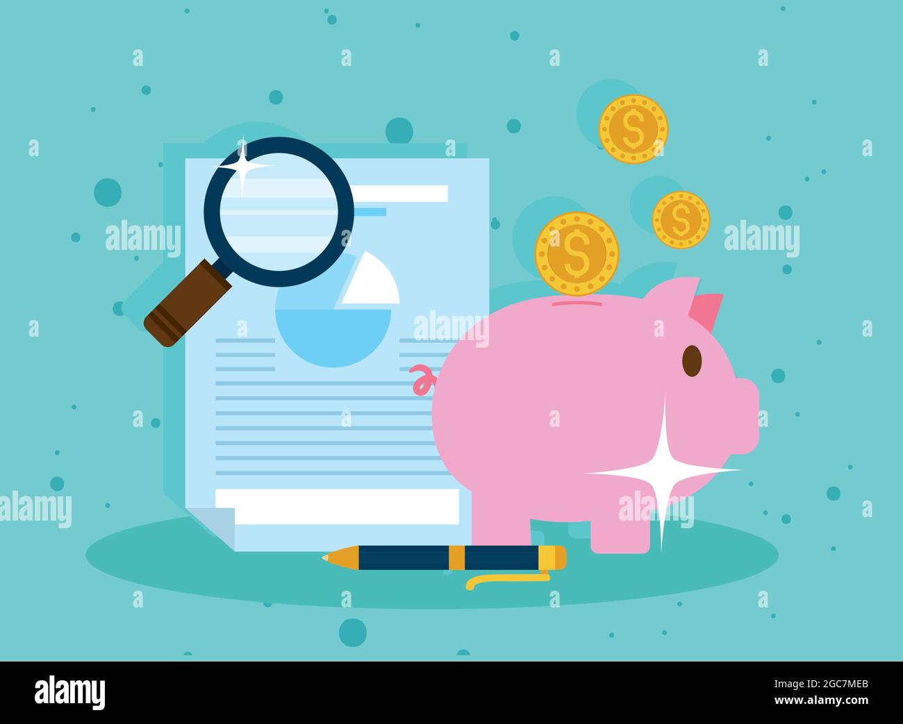 Dollars money pen Stock Vector Images - Alamy