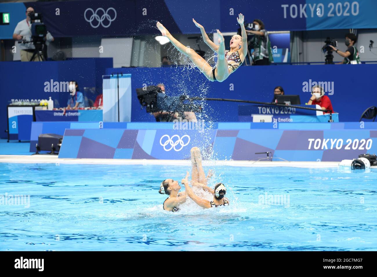 Tokyo, Japan. 7th Aug, 2021. Team Italy (ITA) Artistic Swimming : Team ...