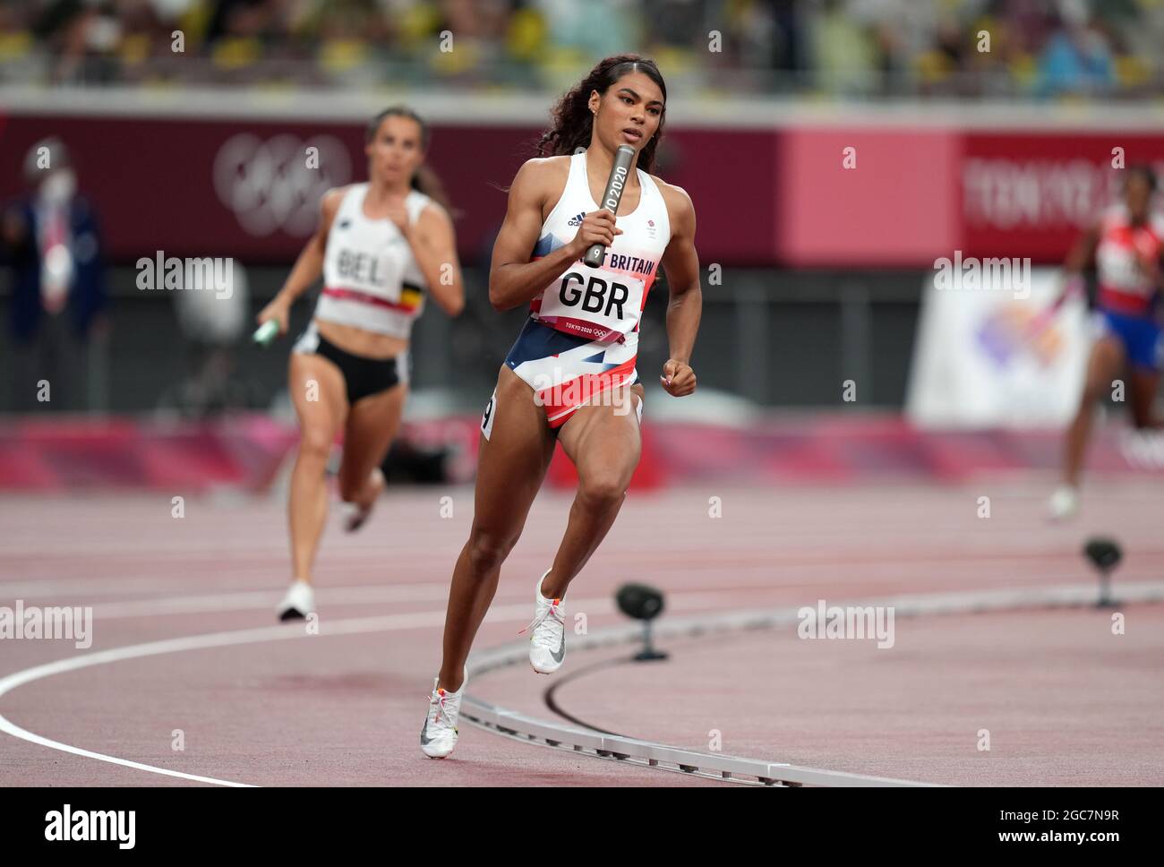 Great Britain's Nicole Yeargin during the Women's 4 x 400m Relay at the ...