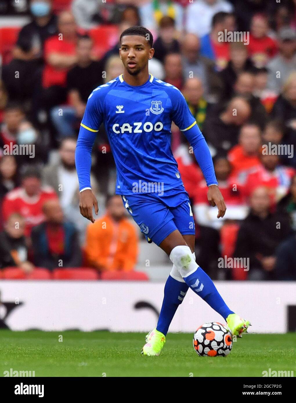 Everton's Mason Holgate during the pre-season friendly match at Old ...