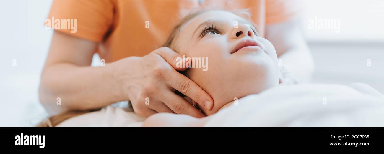 doctor osteopath hands does physiological and emotional therapy for ...