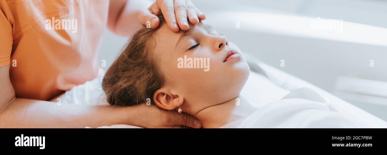 doctor osteopath hands does physiological and emotional therapy for ...