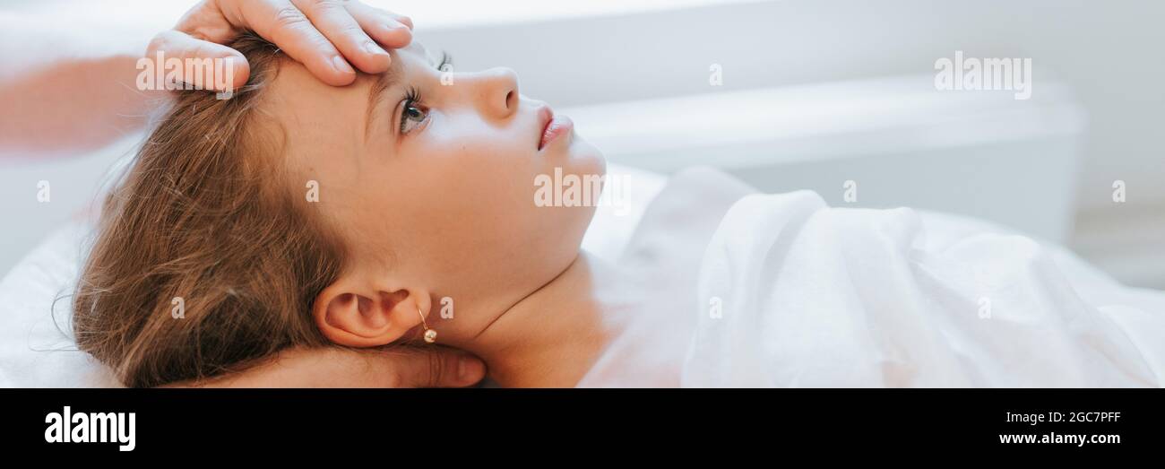 doctor osteopath hands does physiological and emotional therapy for ...