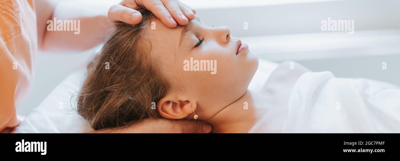 doctor osteopath hands does physiological and emotional therapy for ...