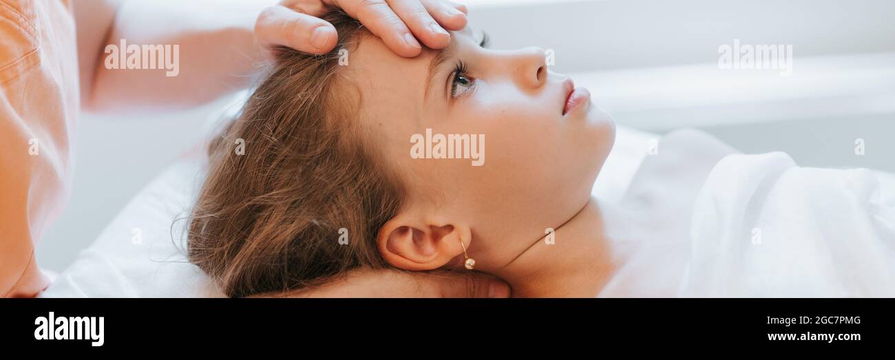 doctor osteopath hands does physiological and emotional therapy for ...