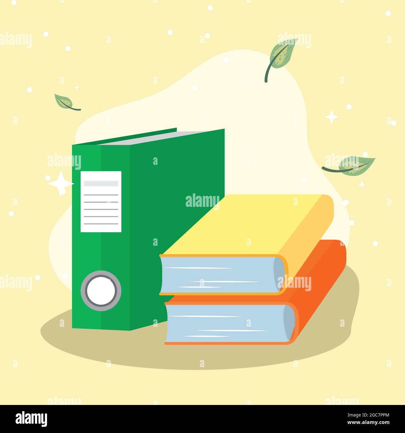 books and files paperwork icons Stock Vector Image & Art - Alamy