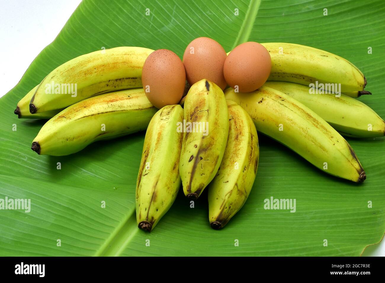 Banana tropical fruit selected from background Stock Photo - Alamy