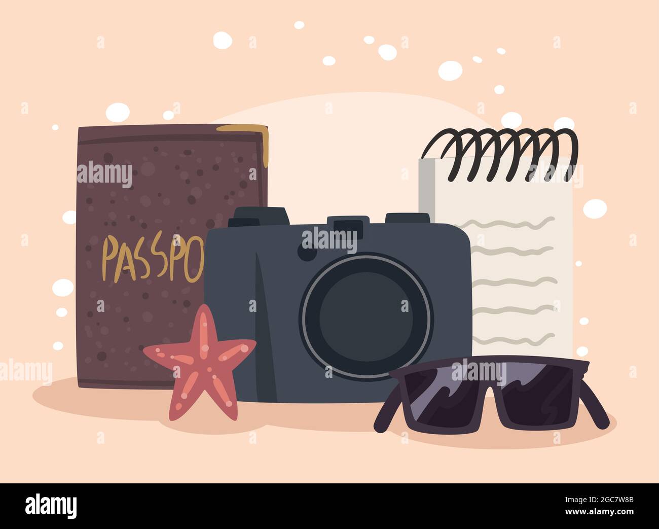 camera and travel set icons Stock Vector Image & Art - Alamy