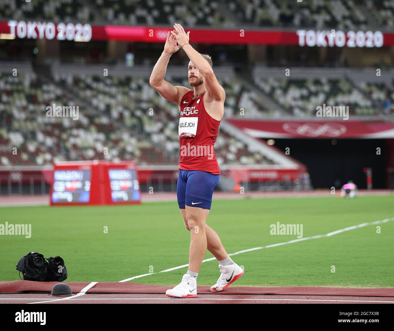Tokyo, Japan. 7th Aug, 2021. Jakub Vadlejch of Czech competes during ...