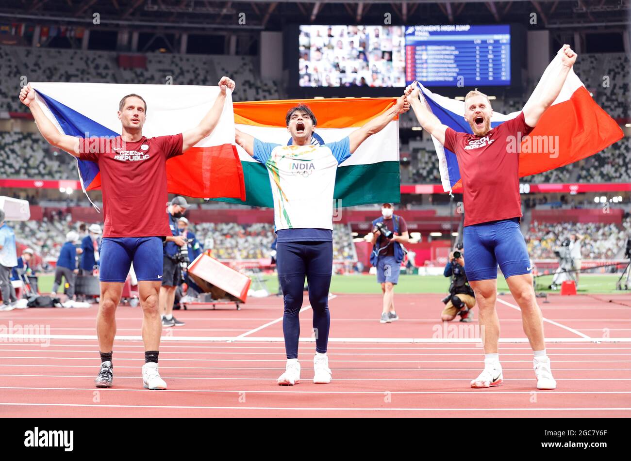 Tokio, Japan. 07th Aug, 2021. Athletics: Olympics, javelin throw, men ...