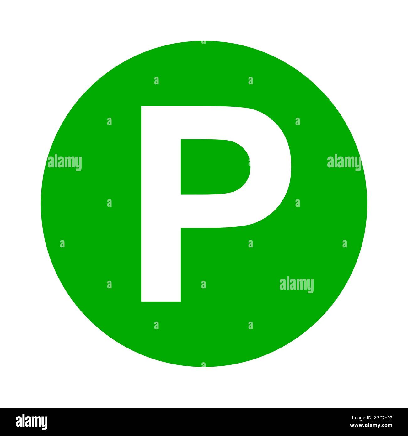 Parking and circle Stock Photo - Alamy