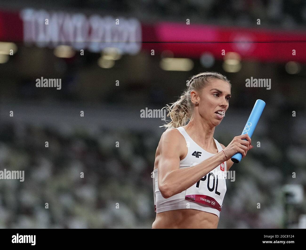 Tokyo, Japan. 7th Aug, 2021. Iga Baumgart-Witan of Poland competes ...