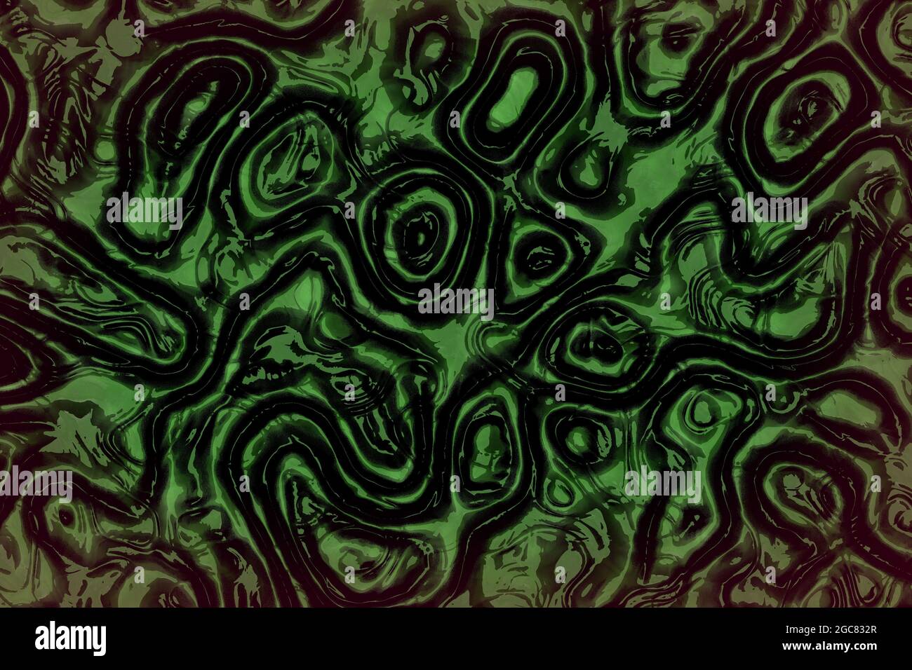 nice design green organic eerie surface digitally made background ...