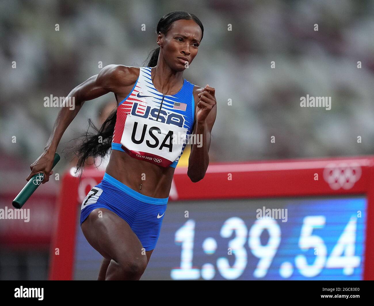 Tokyo, Japan. 7th Aug, 2021. Dalilah Muhammad of the United States ...