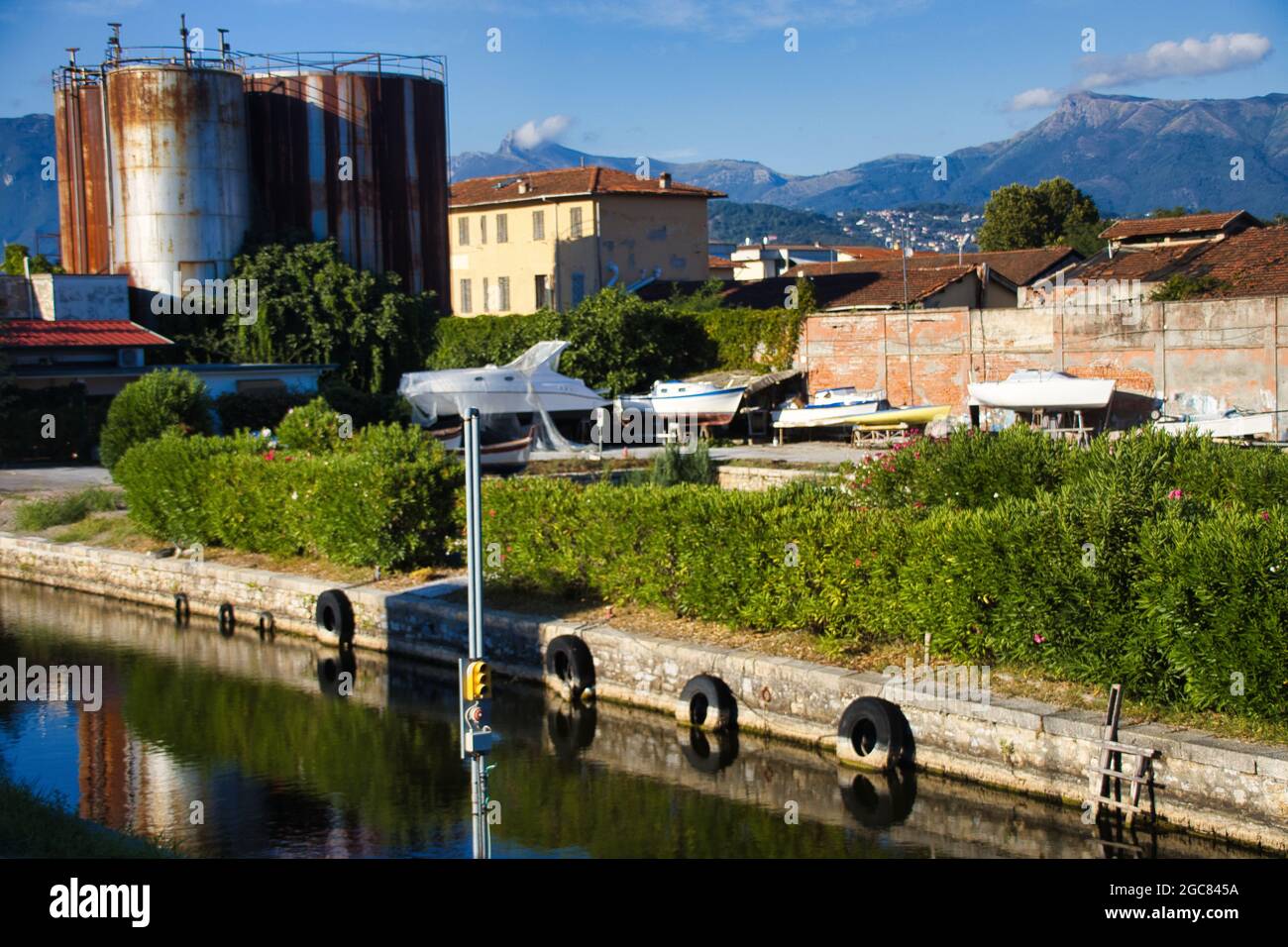 Industrial ruins in Italy Stock Photo - Alamy