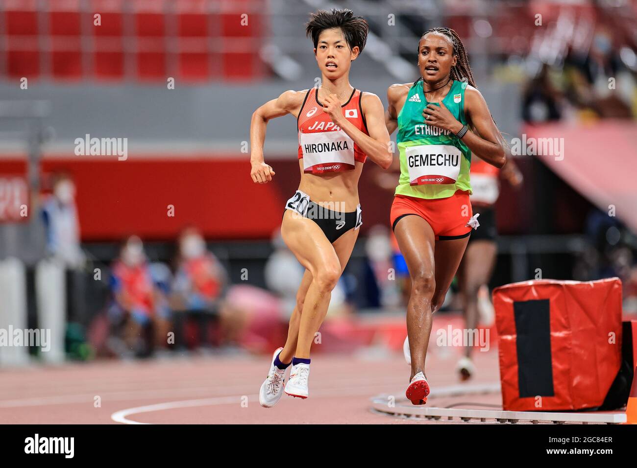 Tokyo, Japan. 7th Aug, 2021. Ririka Hironaka (JPN) Athletics : Women's 10000m Final during the ...