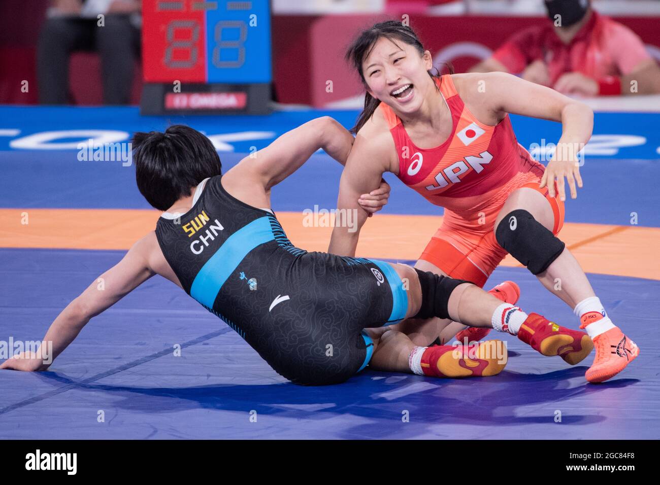 Tokyo, Japan. 05th Aug, 2021. SUSAKI Yui (JPN) vs SUN Yanan (CHN) Women ...