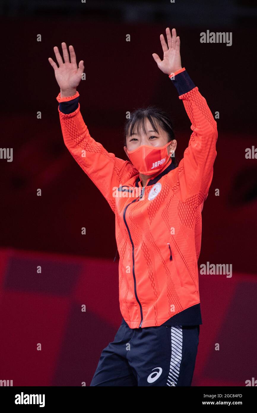 Tokyo, Japan. 05th Aug, 2021. SUSAKI Yui (JPN) Women's Freestyle 50kg ...