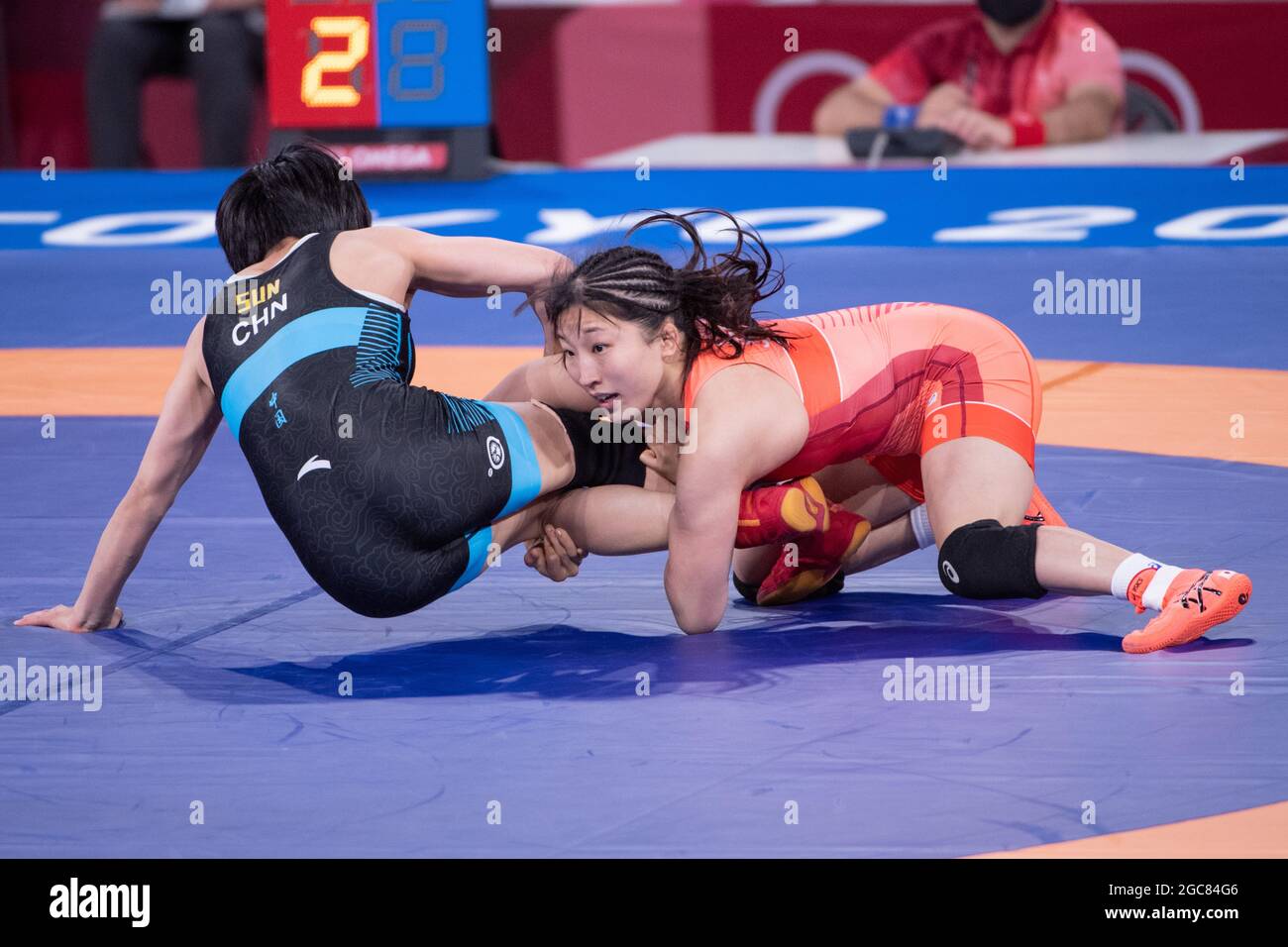 Tokyo, Japan. 05th Aug, 2021. SUSAKI Yui (JPN) vs SUN Yanan (CHN) Women ...