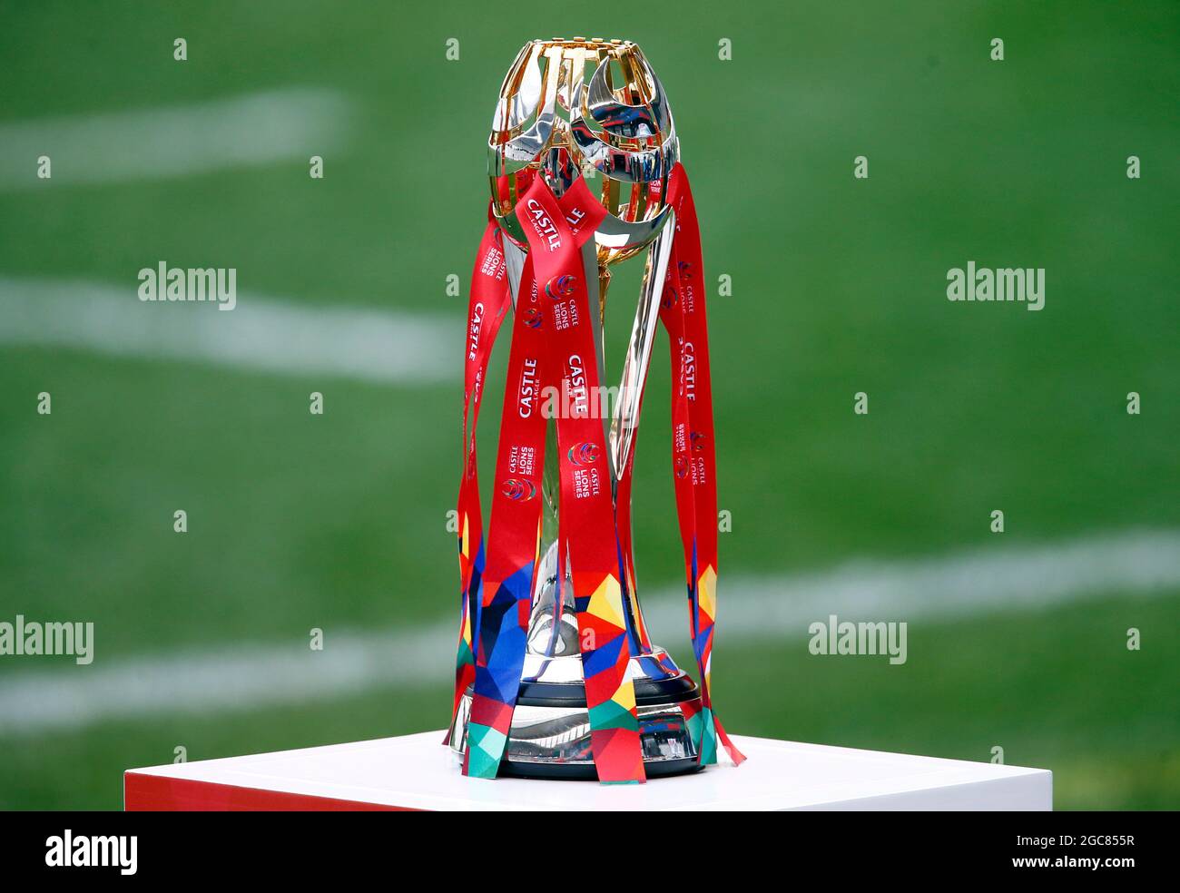 The Tour trophy on a plinth before the Castle Lager Lions Series, Third ...