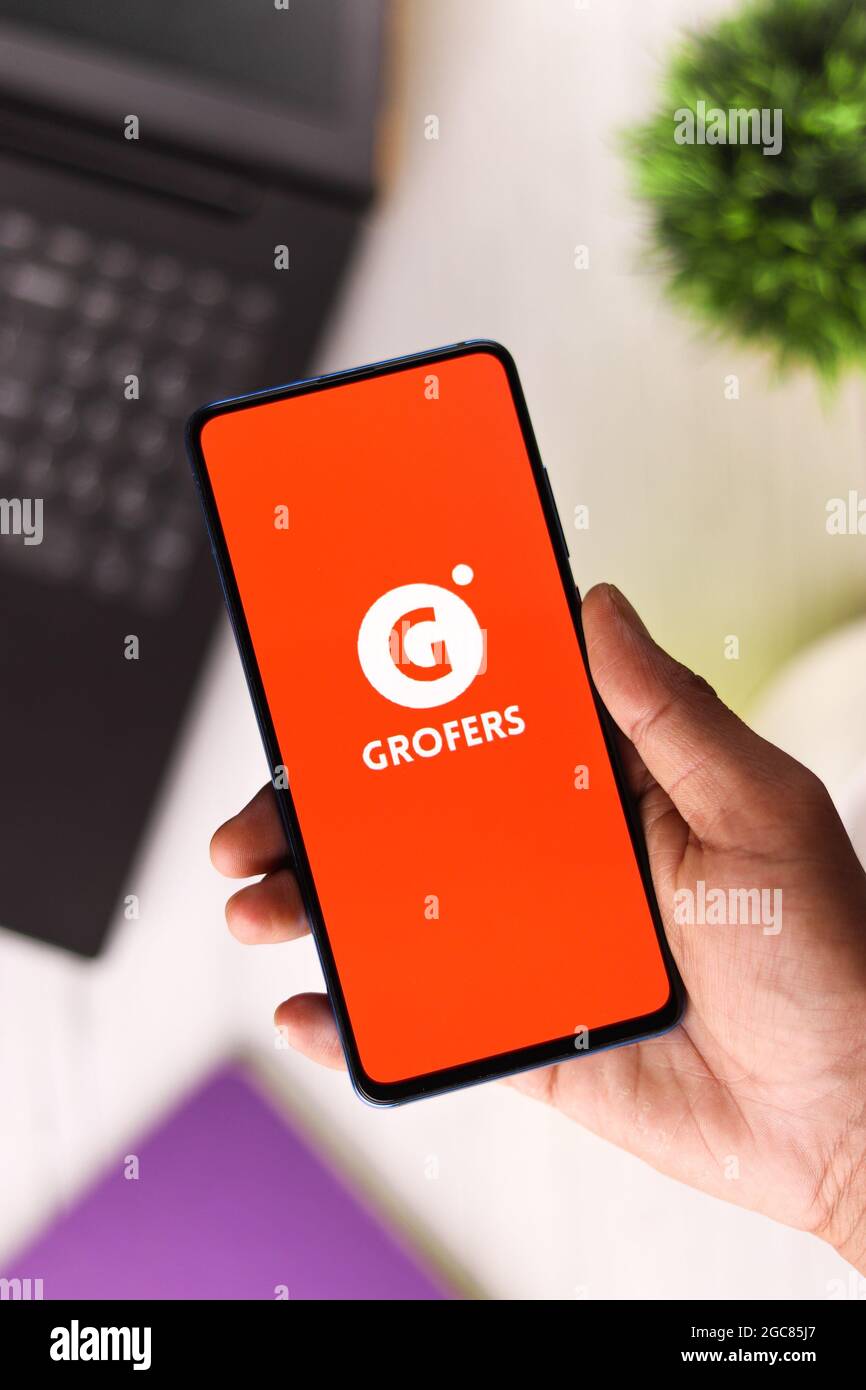 Grofers logo hi-res stock photography and images - Alamy
