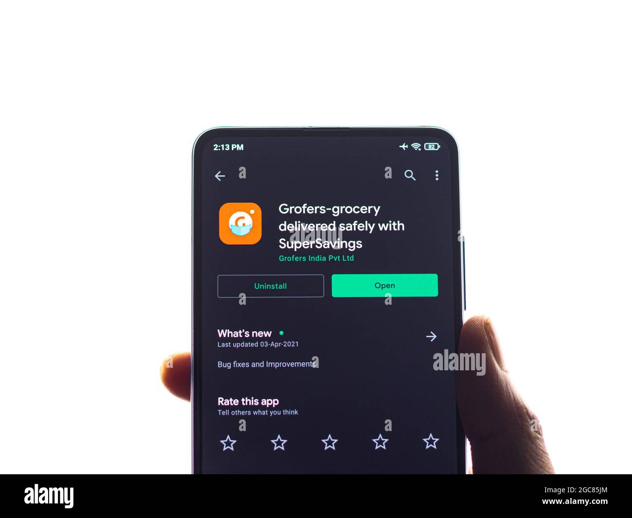 Grofers logo hi-res stock photography and images - Alamy