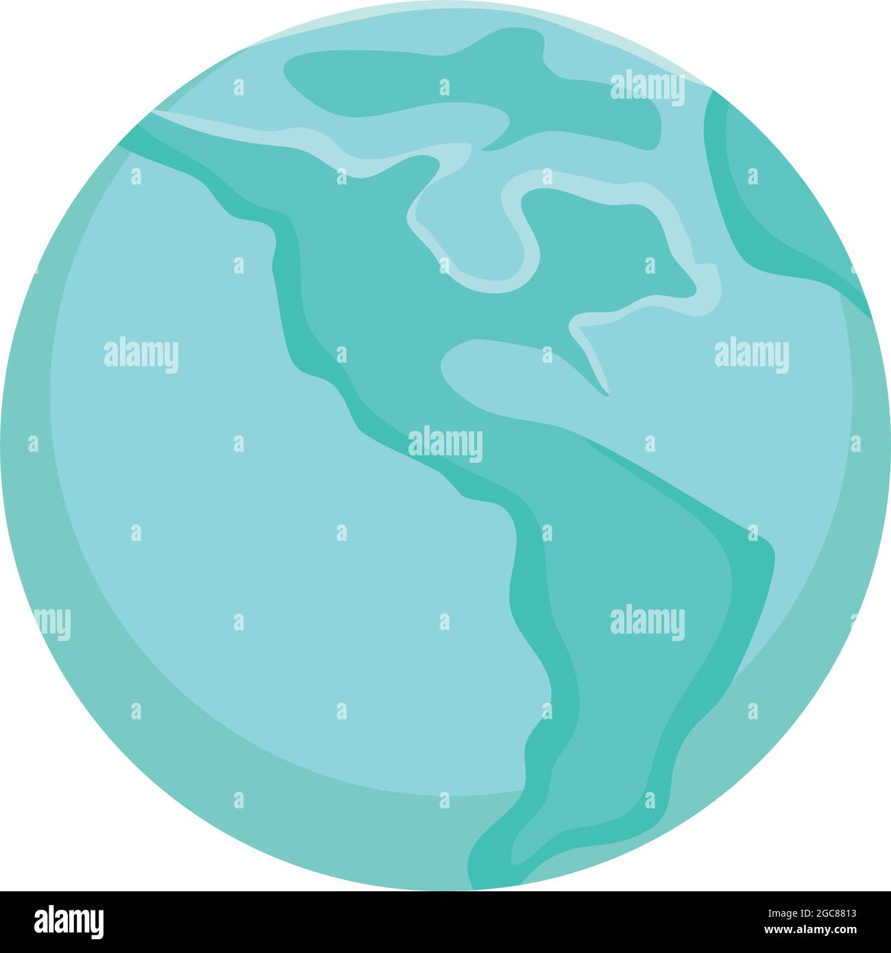 earth planet icon on white background Stock Vector Image & Art - Alamy