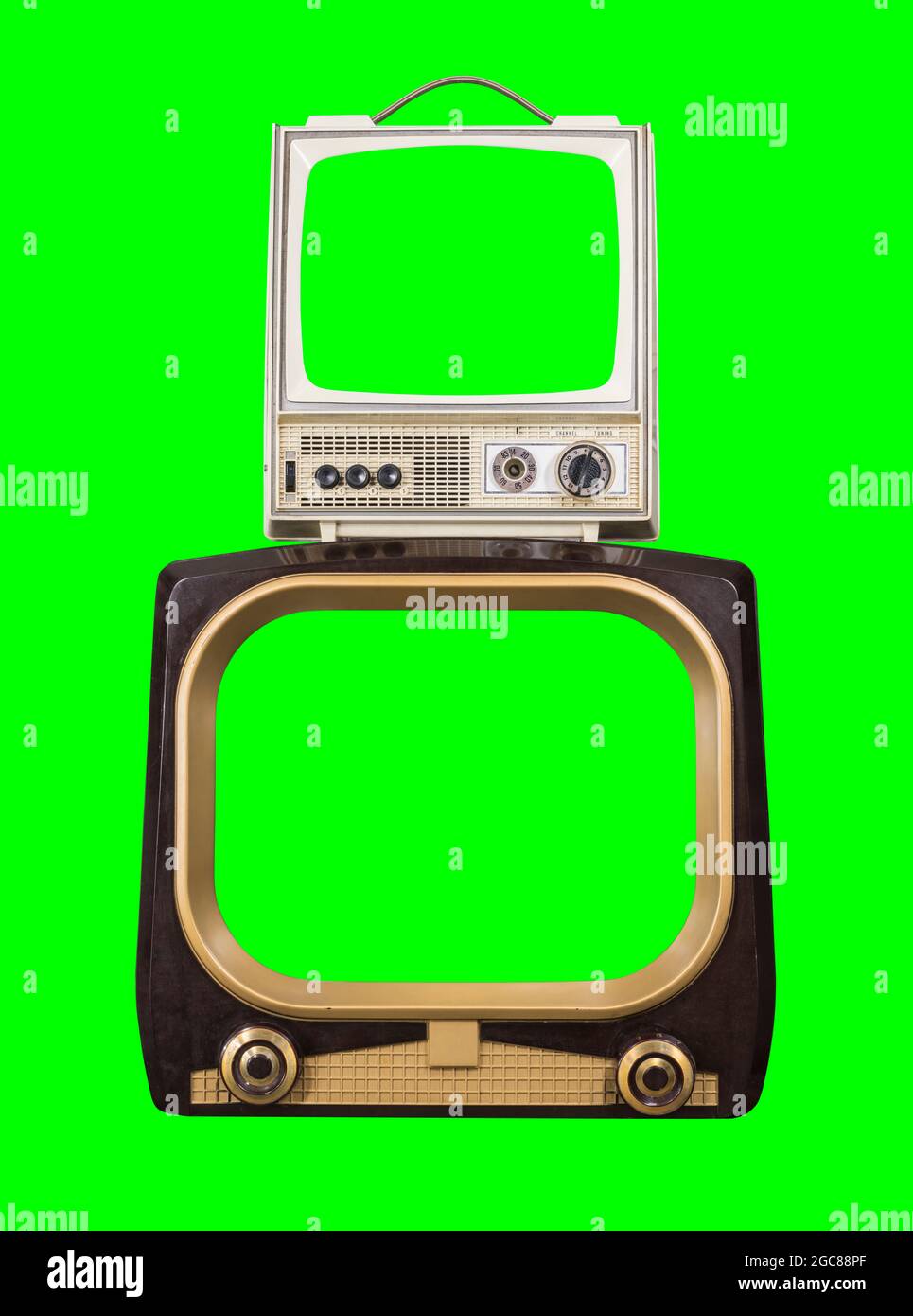 Tv background green hi-res stock photography and images - Alamy