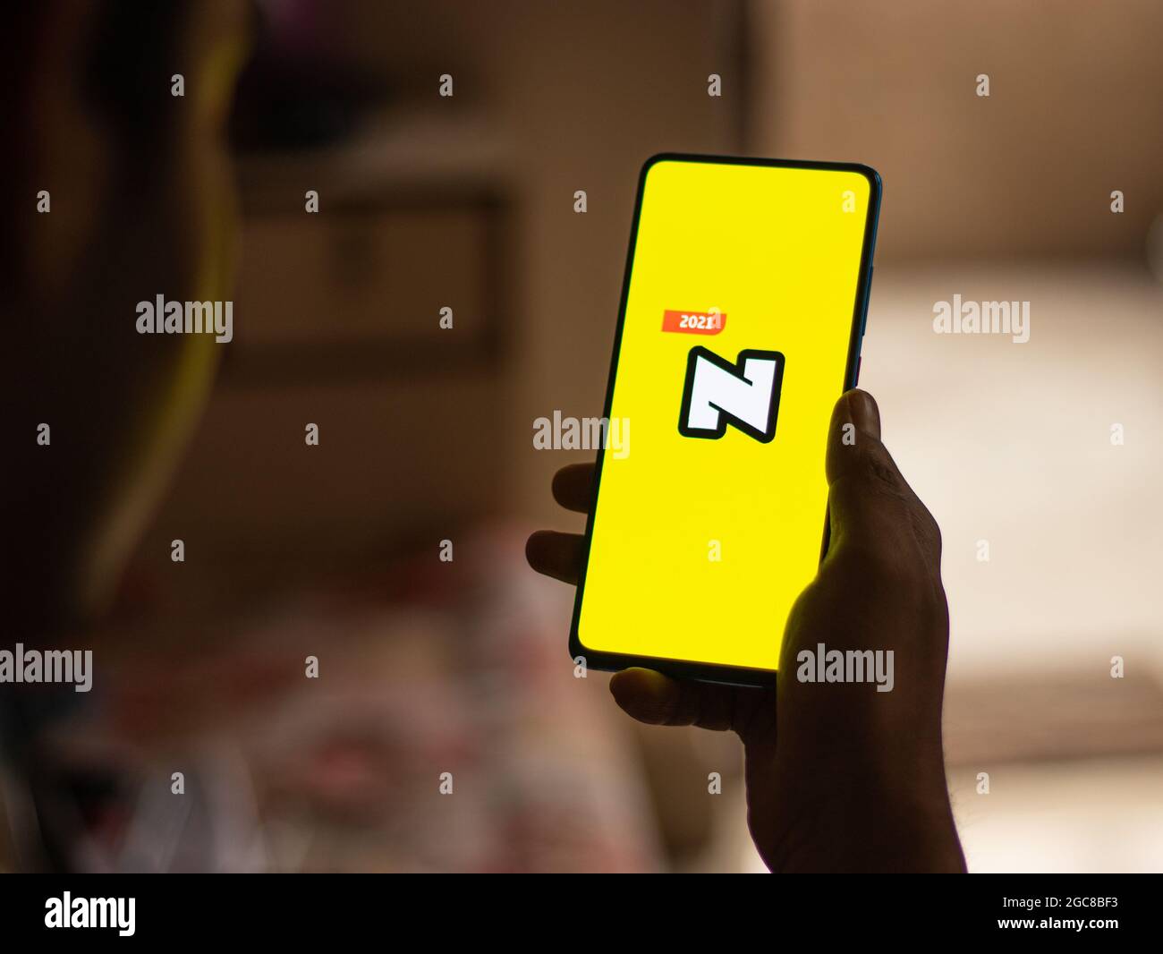Assam, India - August 6, 2021 : Noizz logo on phone screen stock image Stock Photo - Alamy