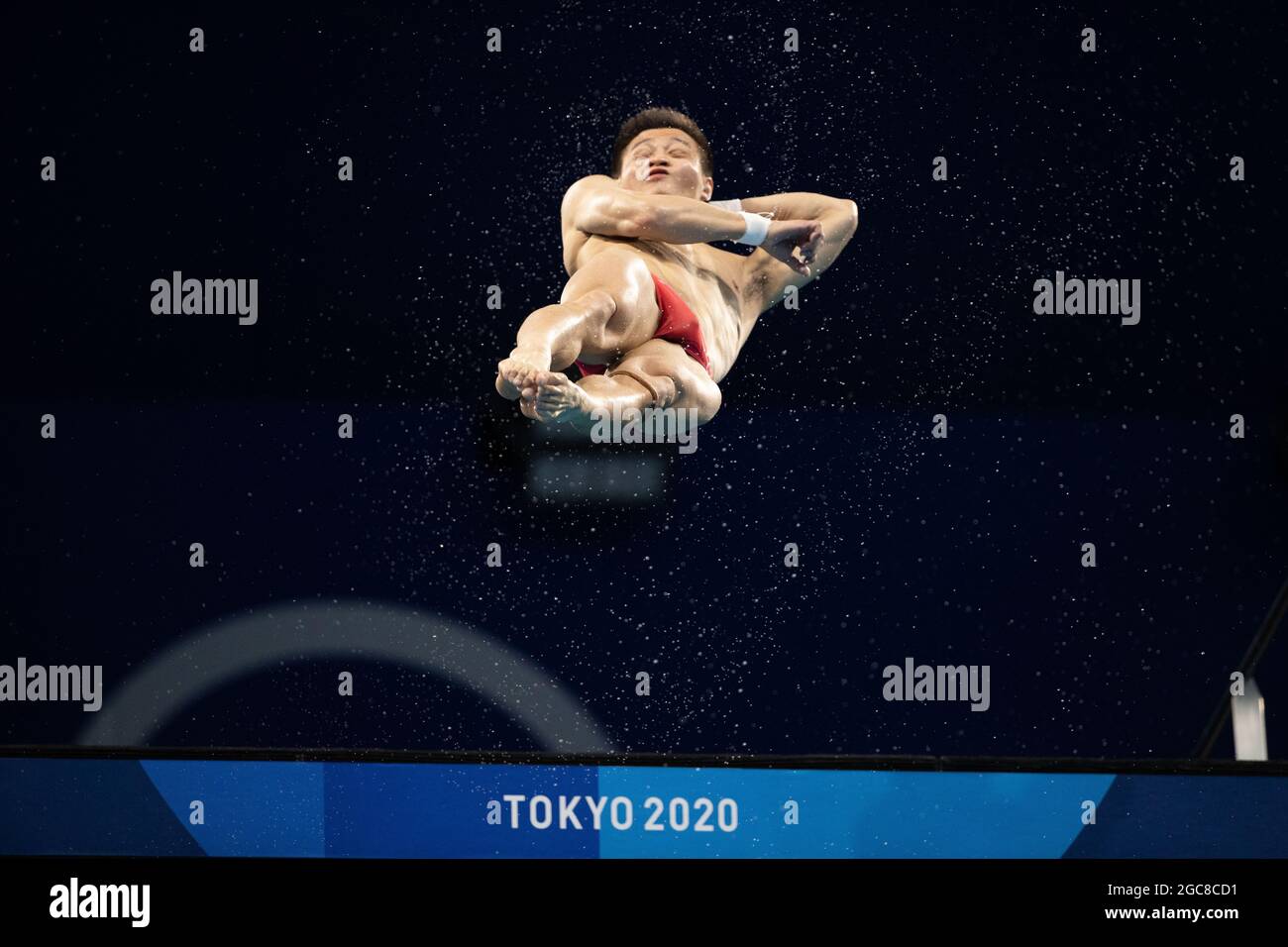 Tokyo, Kanto, Japan. 7th Aug, 2021. China diver, JIAN YANG, 27, during ...