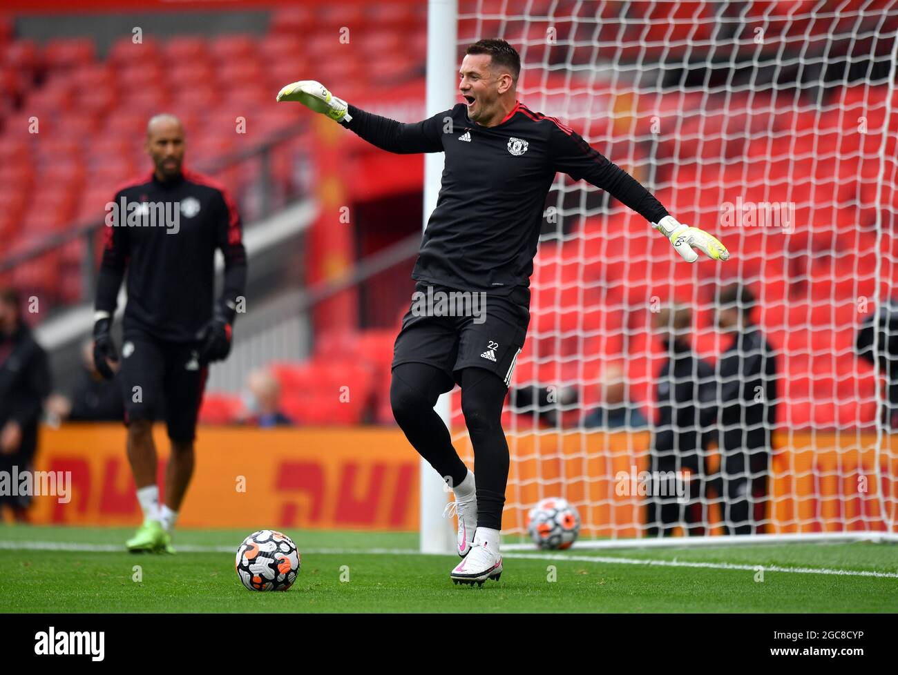 Manchester United goalkeeper Tom Heaton ahead of a pre-season friendly ...