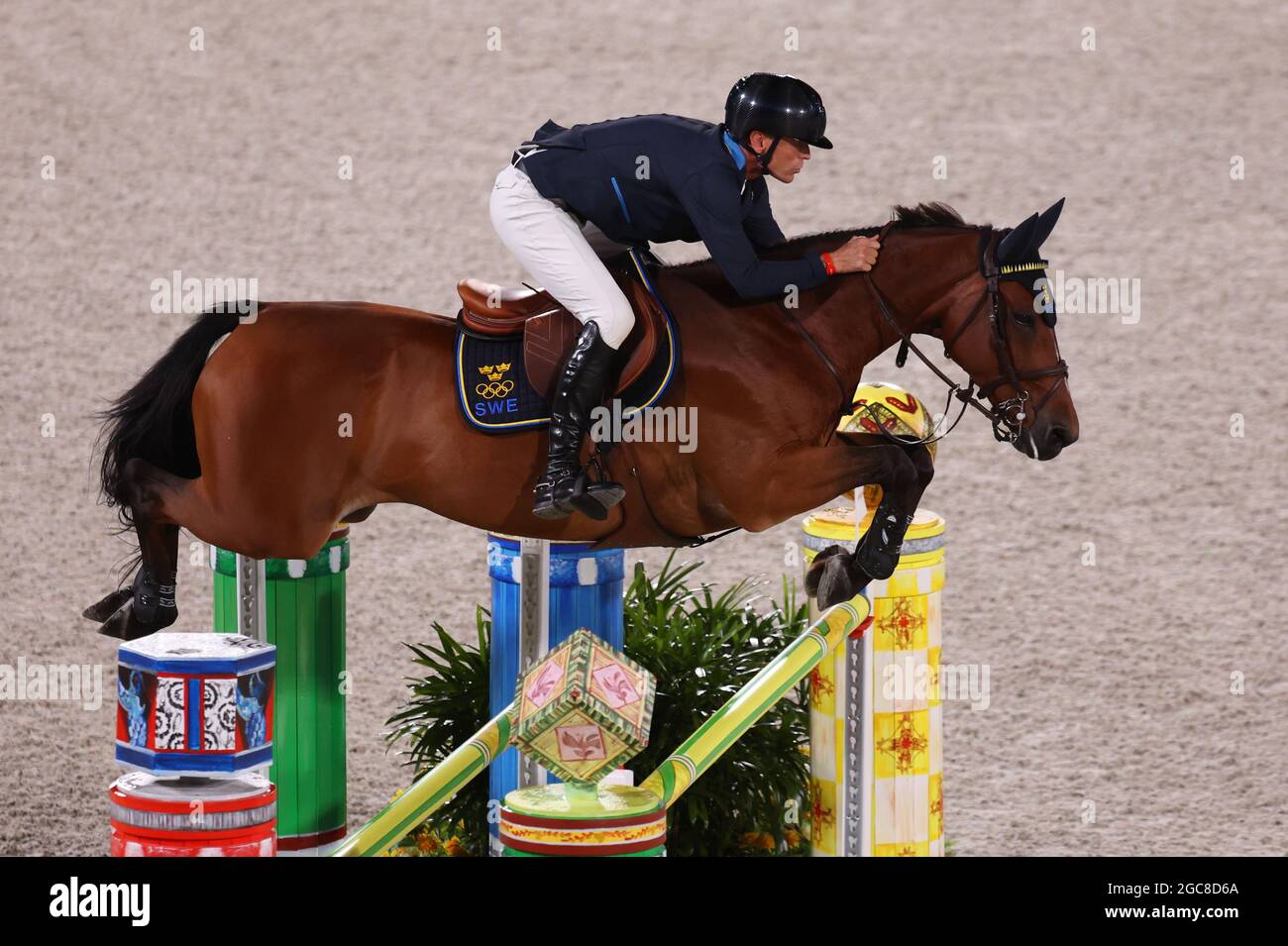 Tokio, Japan. 07th Aug, 2021. Equestrian Sport/Jumping: Olympics, Team ...