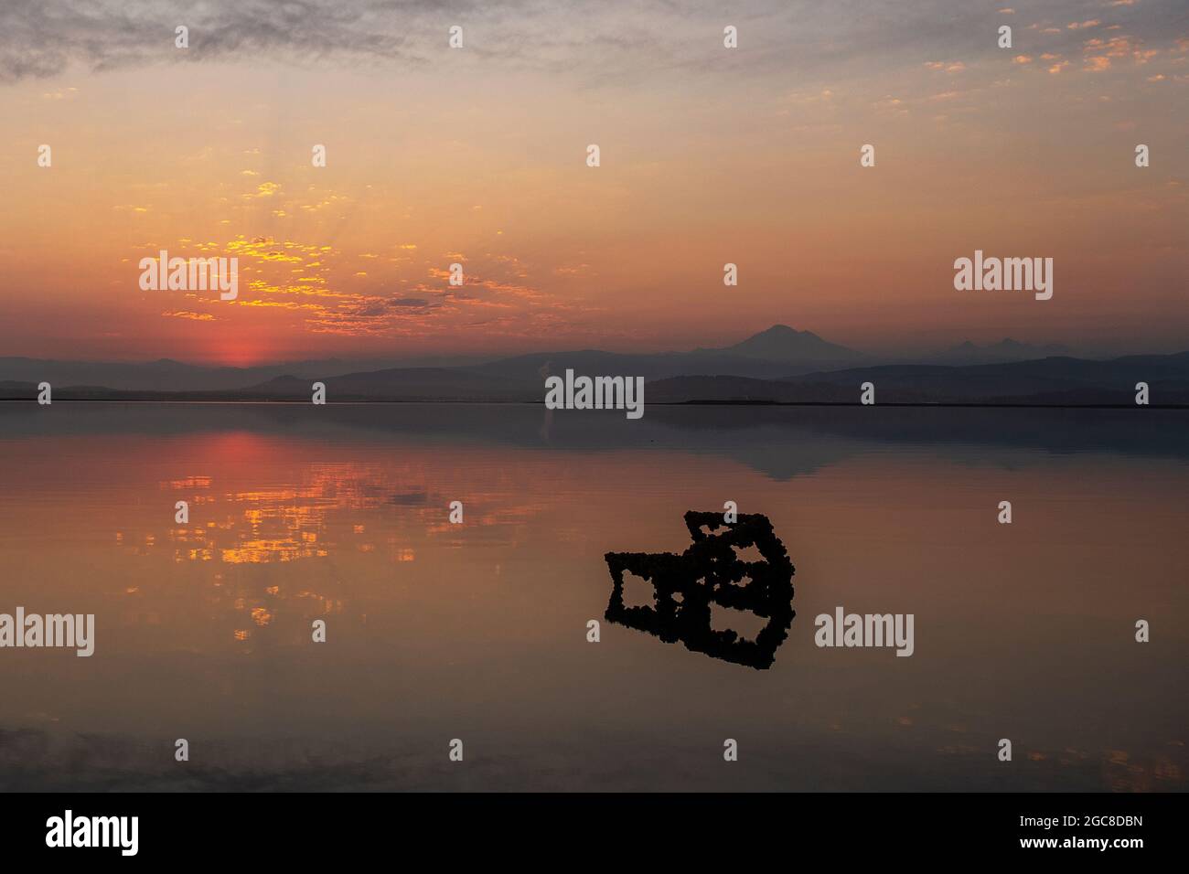 Smoky Sunrise over Bellingham Bay, Whatcom County, WA Stock Photo - Alamy