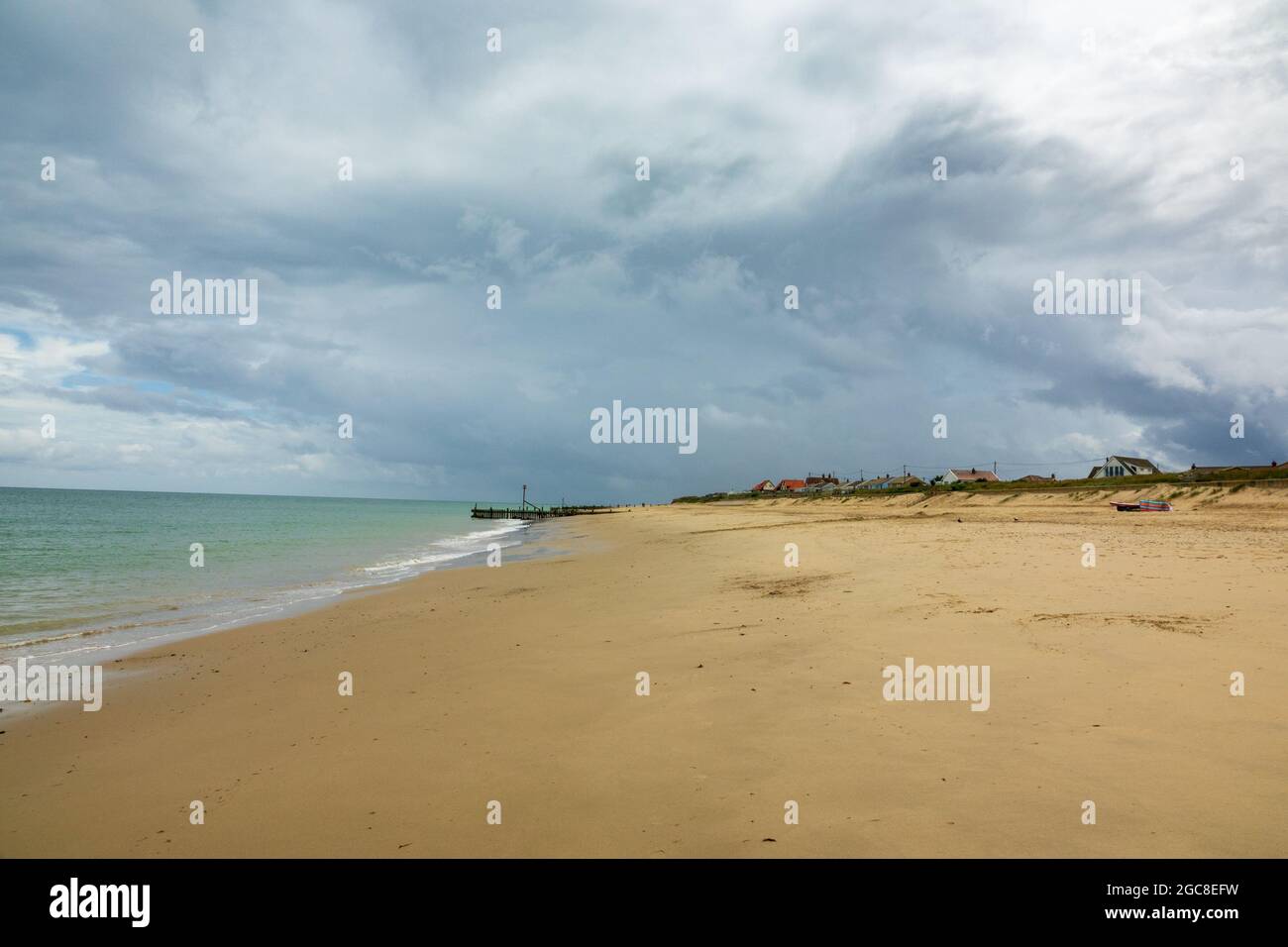 Walcott Beach, Norfolk Stock Photo - Alamy