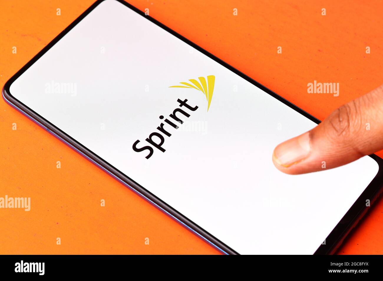 Sprint corporation logo hi-res stock photography and images - Alamy
