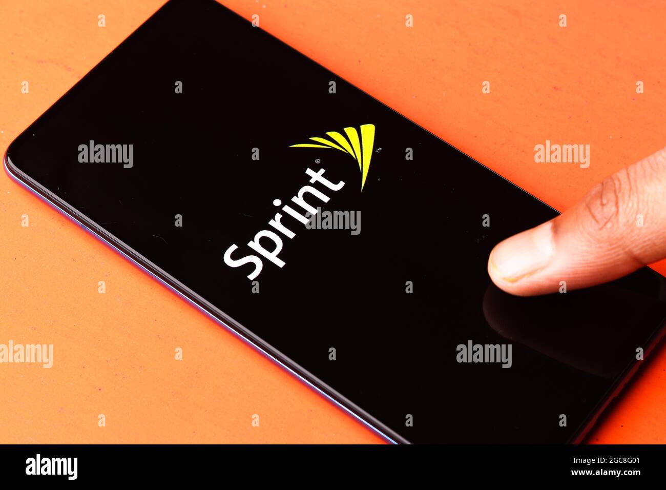 Sprint corporation logo hi-res stock photography and images - Alamy
