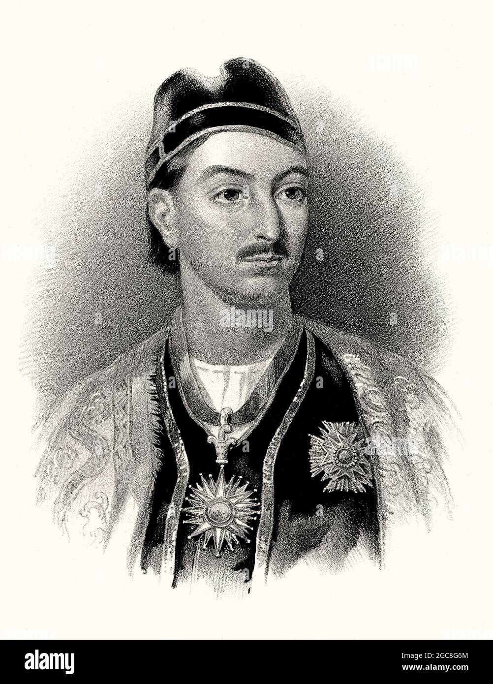 Mohan Lal Zutshi, Mohana Lala, 1812-1877, Indian diplomat, digitally ...