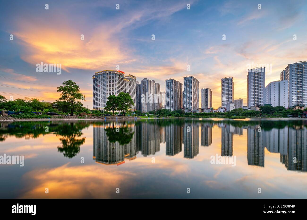 Hanoi by night, A night-long exposure photography. Time City on Sunset ...