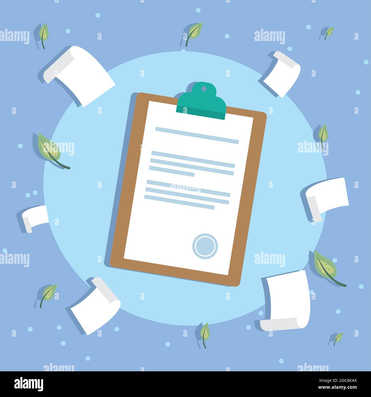 Printed paperwork Stock Vector Images - Alamy