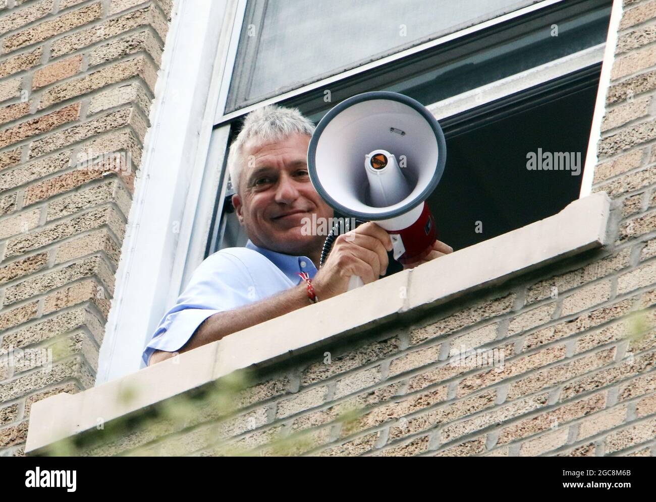 New York, NY, USA. 6th Aug, 2021. Steven Donziger seen outside his ...