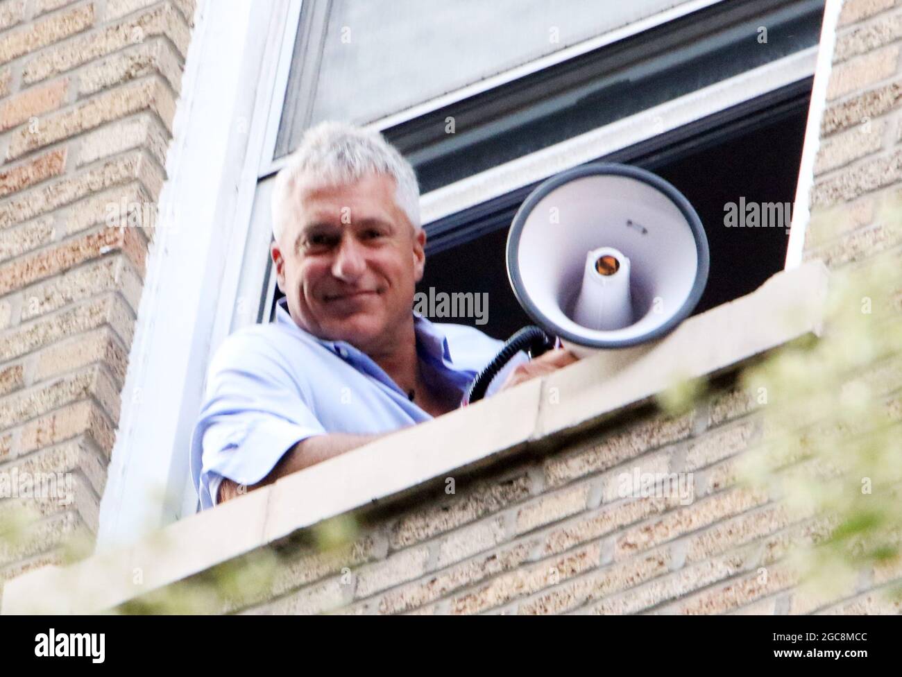 New York, NY, USA. 6th Aug, 2021. Steven Donziger seen outside his ...