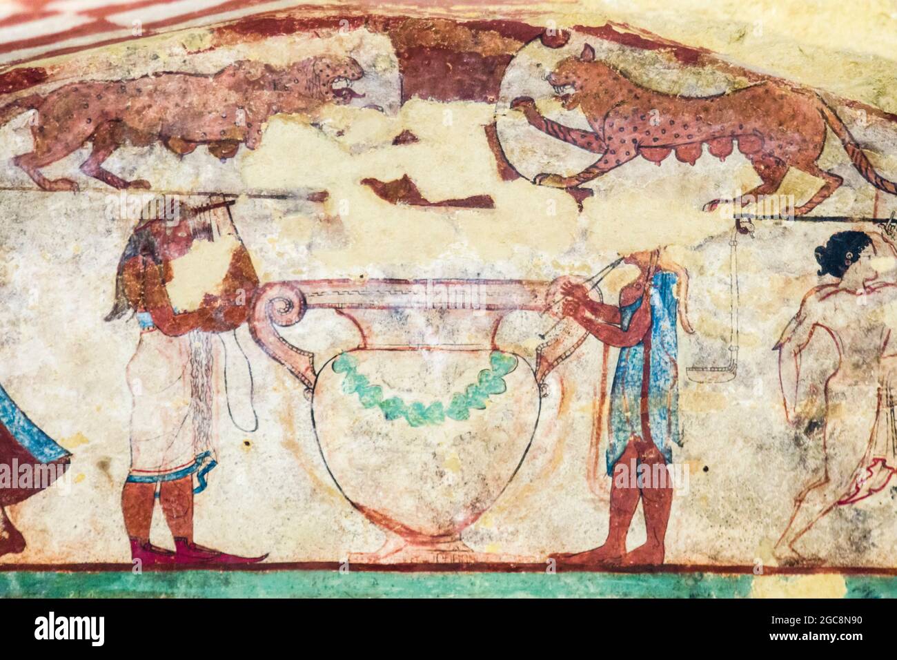 Painted etruscan tombs hi-res stock photography and images - Alamy