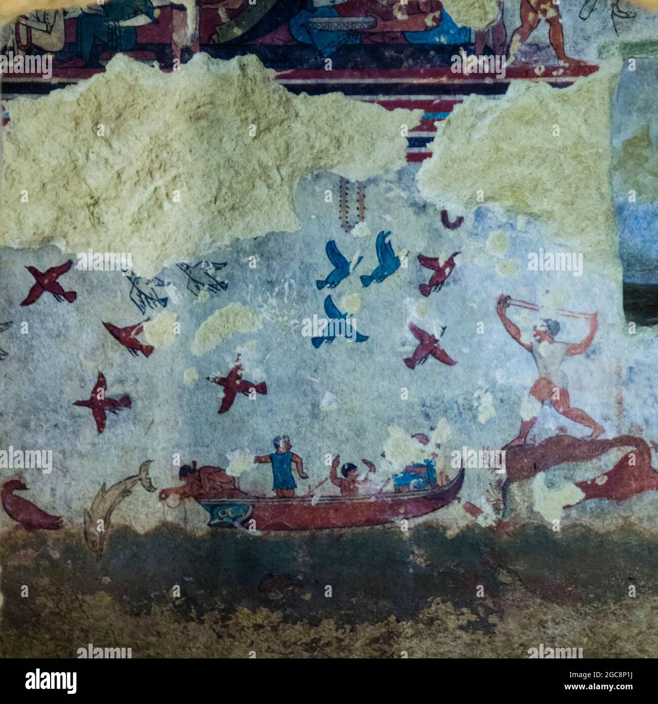 Etruscan painted tombs in the Monterozzi necropoleis above Tarquinia ...