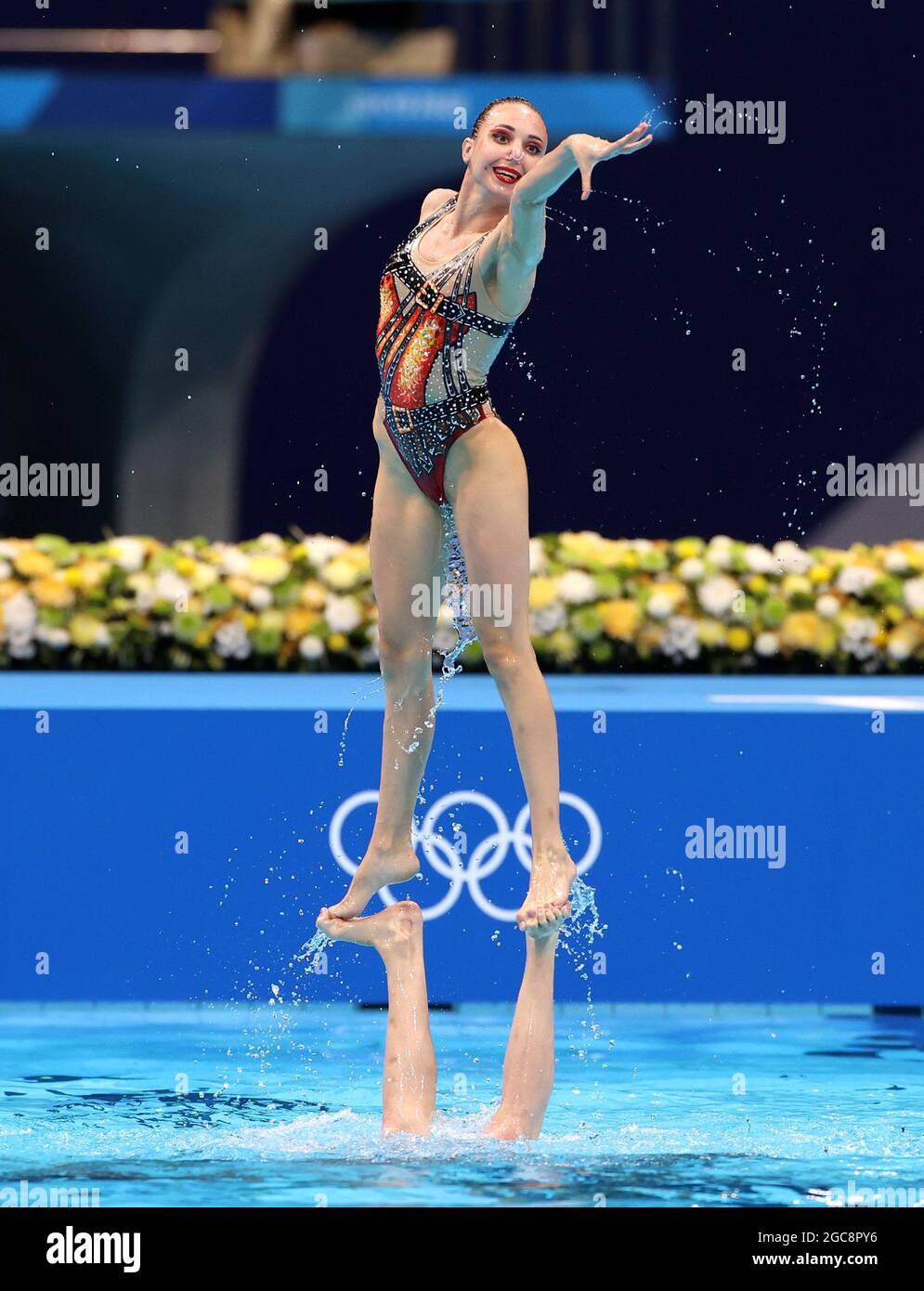 Tokyo, Japan. 7th Aug, 2021. Team Ukraine compete during the artistic ...