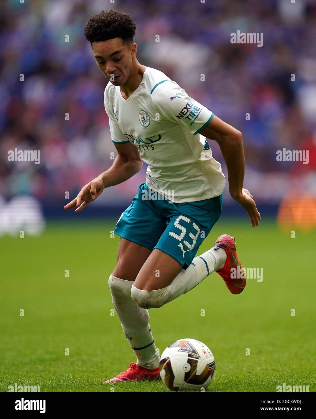 Manchester City's Samuel Edozie during the FA Community Shield match at ...