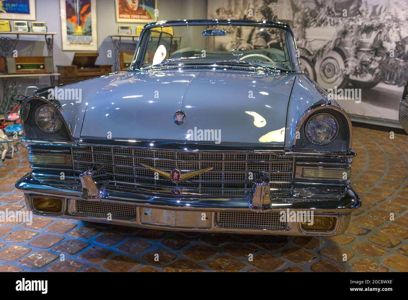 MOSCOW REGION, RUSSIA - AUGUST 26, 2020: Soviet government convertible ...