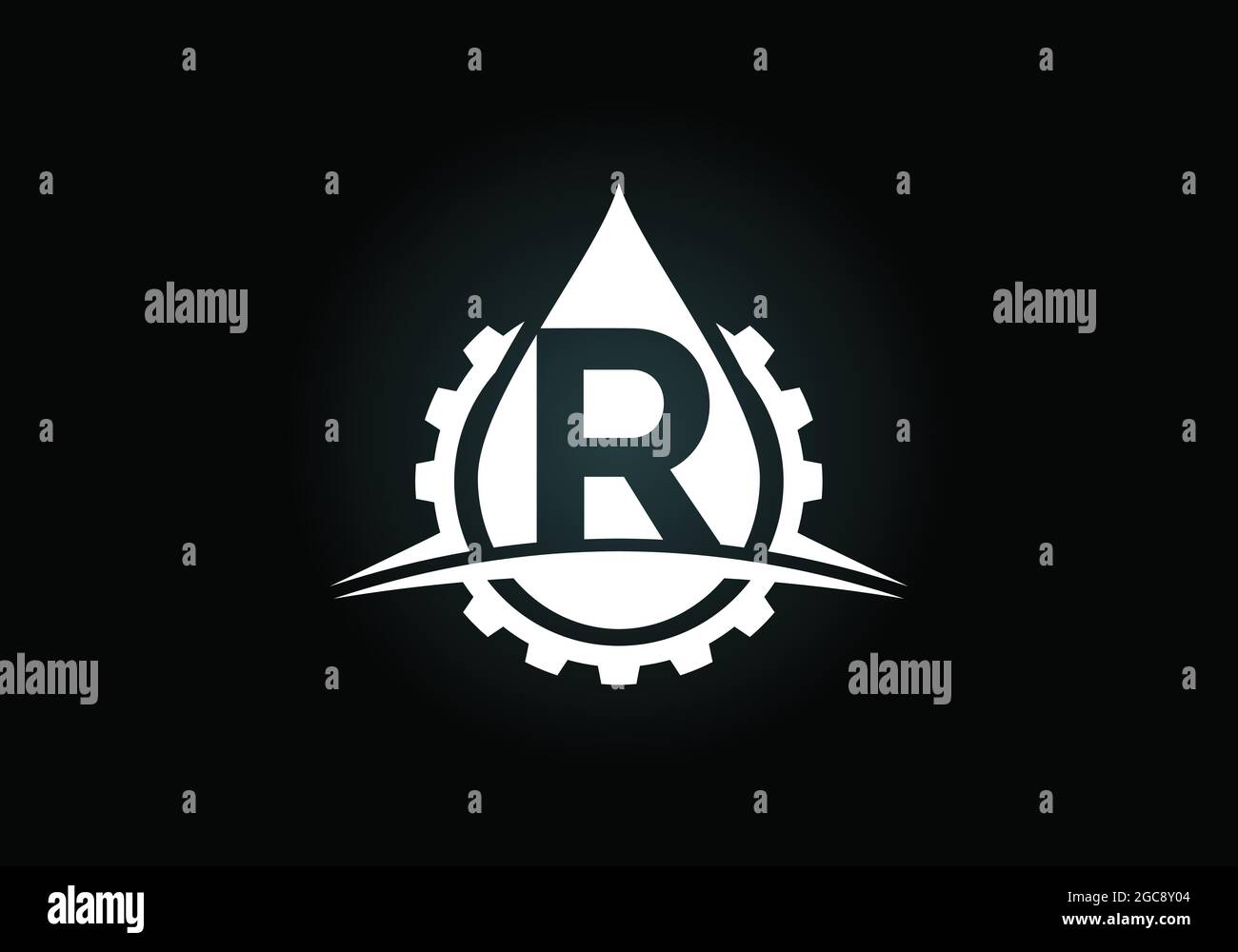 R gear logo hi-res stock photography and images - Alamy