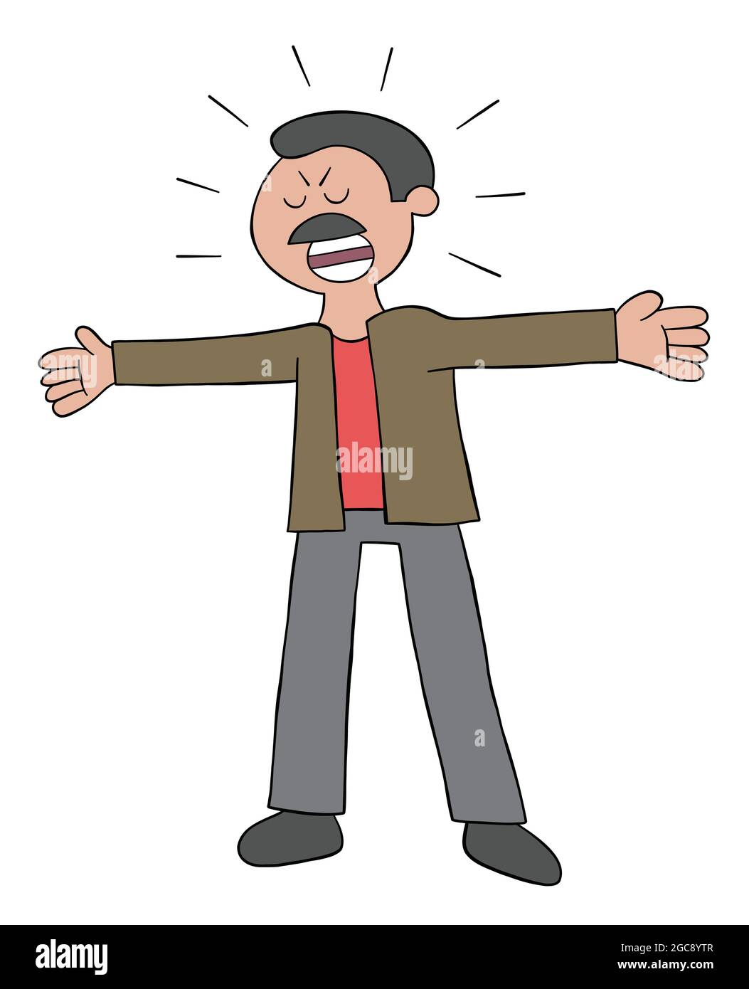 Black guy annoyed Stock Vector Images - Alamy