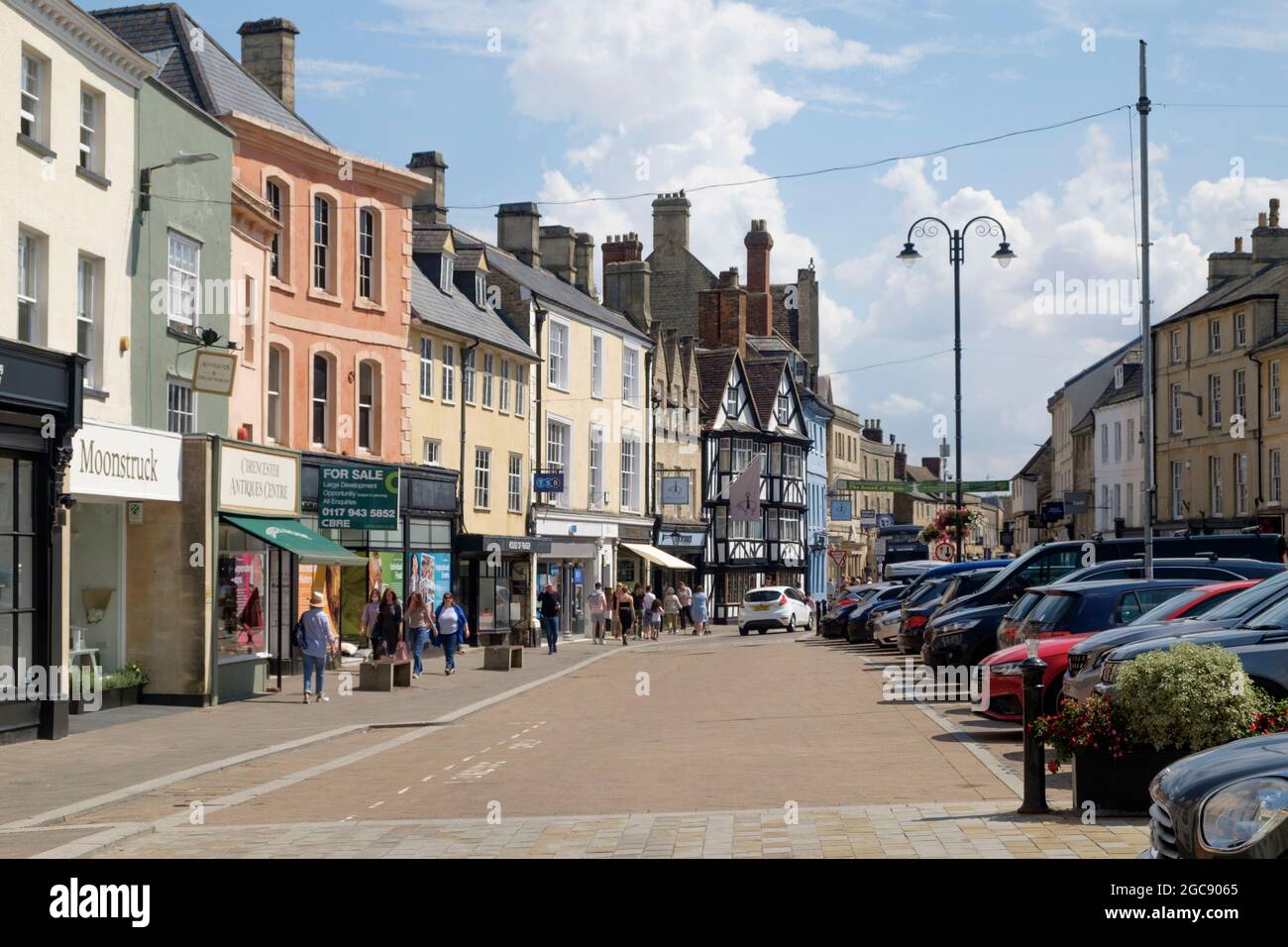 Around Cirencester, a traditional Gloucester market town in the ...